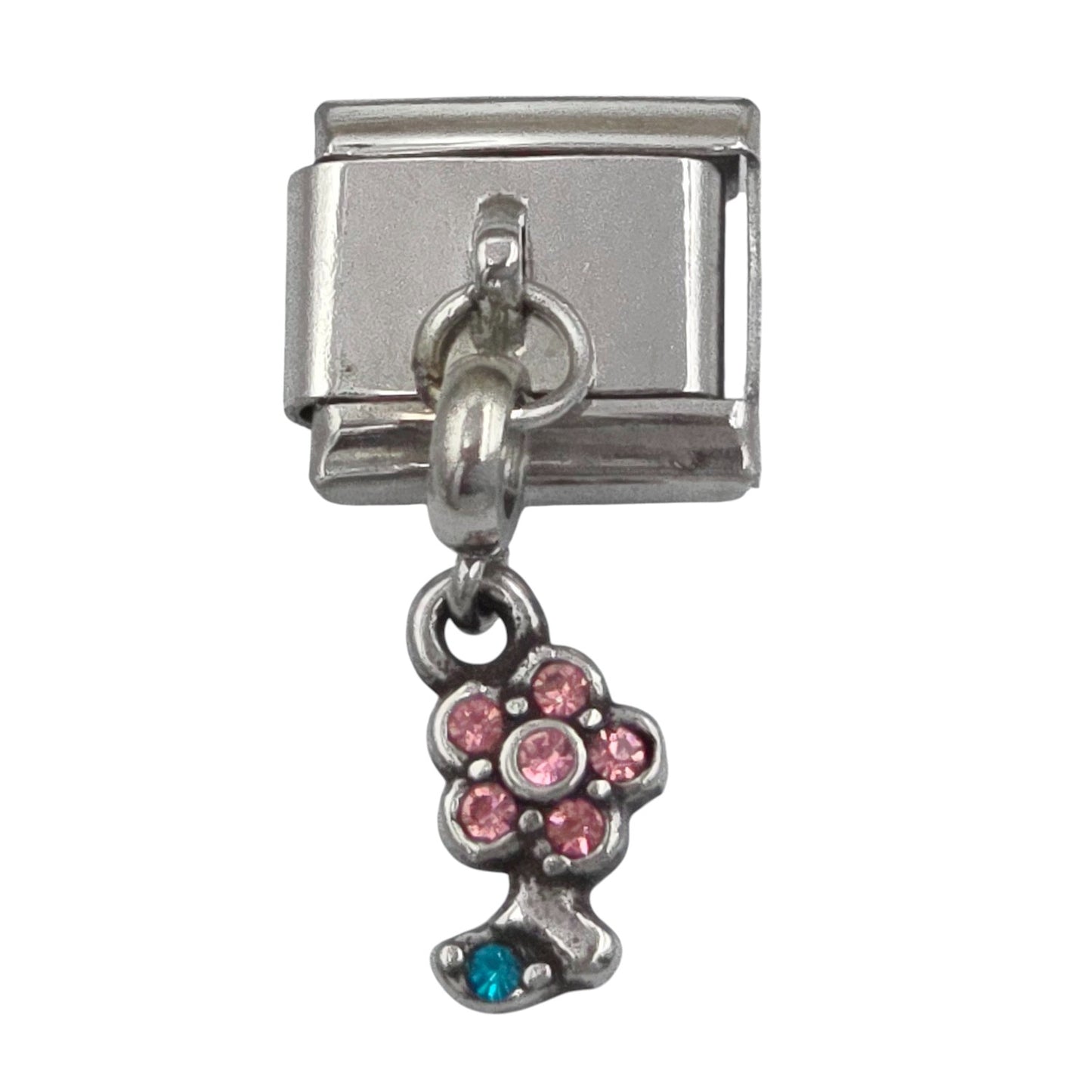 9mm Small Flower Dangle Charm – Charmed Jewellery