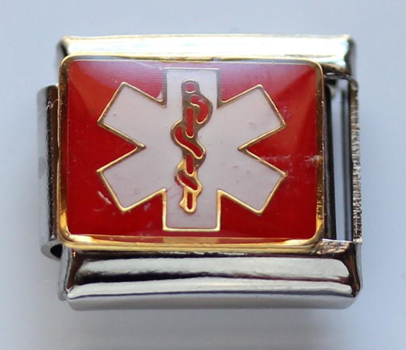 Medical Alert 9mm Charm