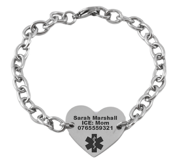 Medical Alert Bracelets – Charmed Jewellery